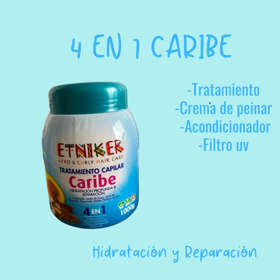 4 EN 1 CARIBE – Con los crespos hechos